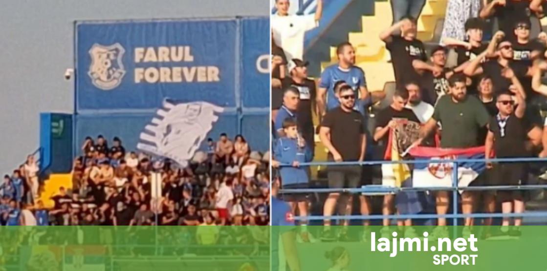Skandal në Constanta: Flamuj serbë në stadium, u ndërpre ndeshja e ...