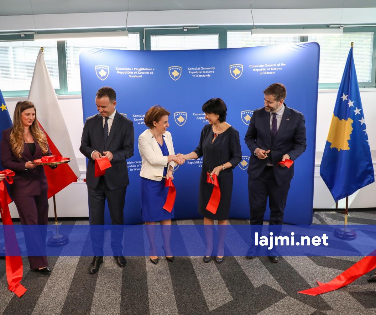 Inaugurohet Konsullata e Përgjithshme e Kosovës në Poloni, Gërvalla ...