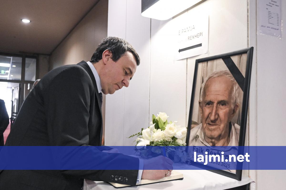 Kurti vizitoi për ngushëllime familjen Rexhepi: Qëndrimi stoik i Faik ...