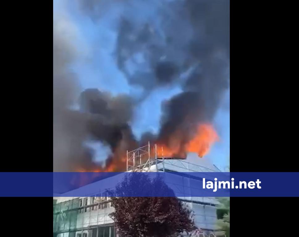 Zjarr i madh, digjet shkolla teknike “Skënder Luarasi” në Suharekë ...